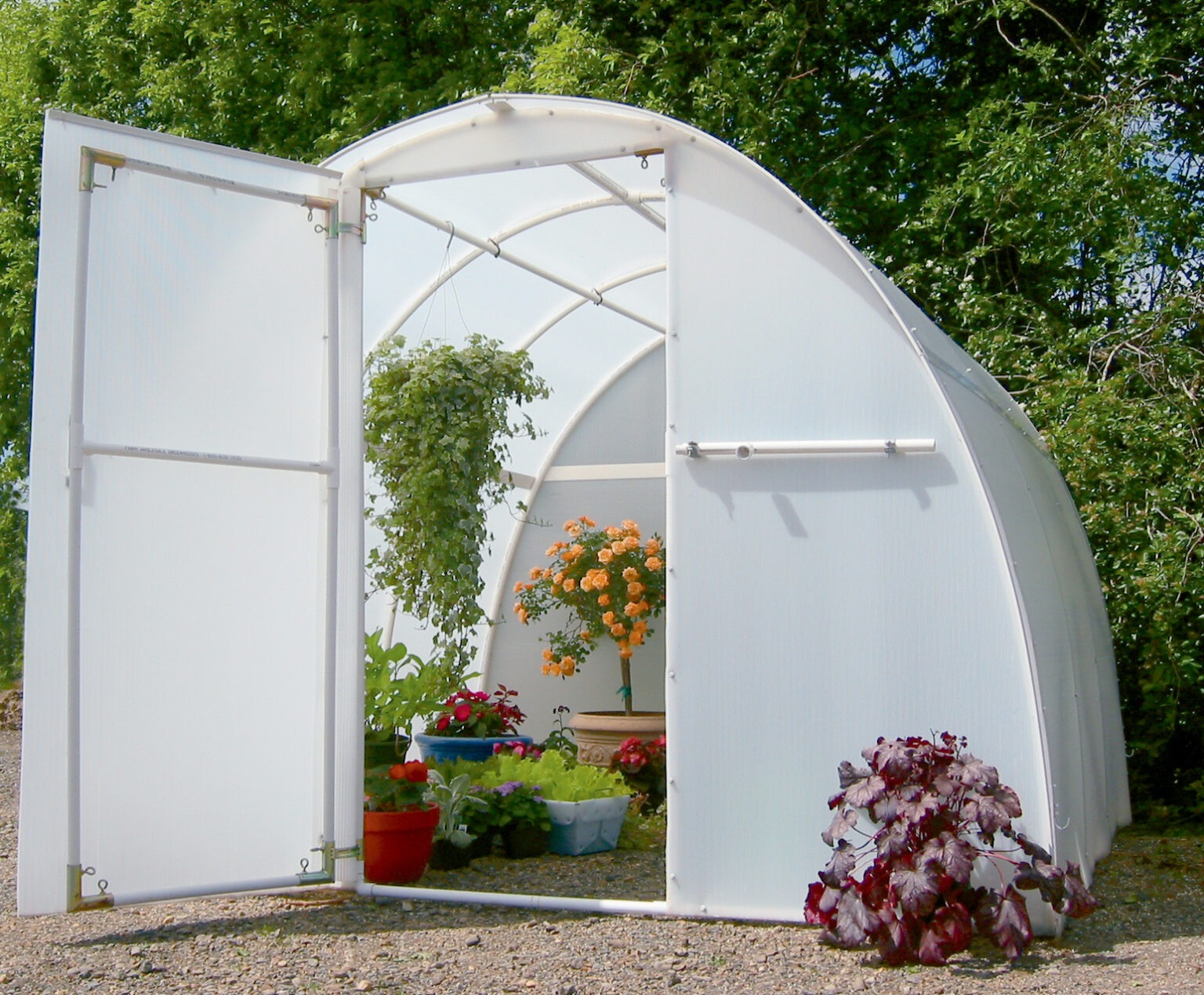 Early Bloomer Greenhouse - Featuring Solexx Panels